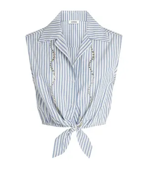 Sandro Tie Detailed Shirts For Women