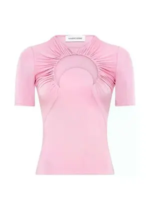 Marine Serre Crewneck T-shirts For Women
