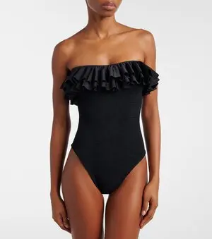 Hunza G Eloise Ruffled Swimsuit