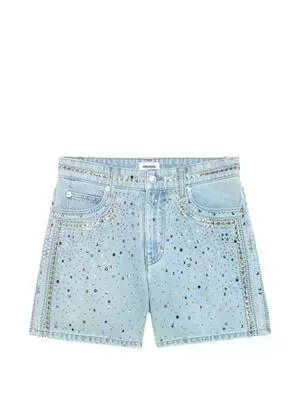 Zadig&Voltaire Sadys Embellished Denim Shorts