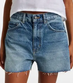 NILI LOTAN Cobain Denim Shorts - Blue