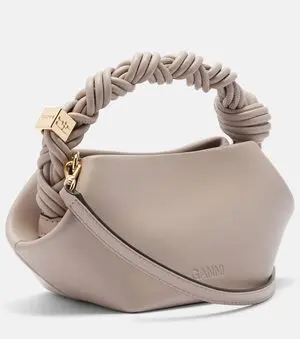 GANNI Bou Mini Top-handle Bag - Grey