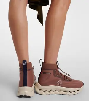 Loewe X On Cloudtilt High-top Sneakers - Brown