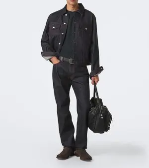 Acne Studios Logo Cotton-blend Jersey T-shirt - Black