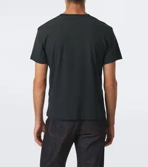 Acne Studios Logo Cotton-blend Jersey T-shirt - Black