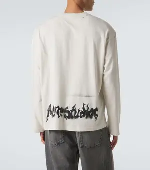 Acne Studios Logo Cotton-blend Jersey T-shirt