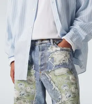 Acne Studios 1981 Trompe L’œil Wide-leg Jeans