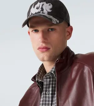 Acne Studios Cotton Twill Baseball Cap