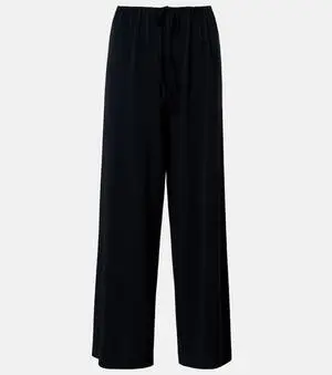 ERES Zelie Jersey Wide-leg Pants - Black