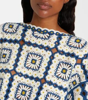 ALEMAIS Crochet Cotton Romper
