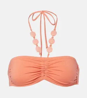 ERES Lana Beaded Bikini Top - Pink