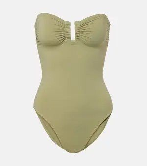 ERES Cassiopée Gathered Swimsuit - Green