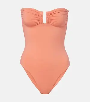 ERES Cassiopée Gathered Swimsuit - Pink