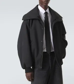 Balenciaga Wool Neck Tie
