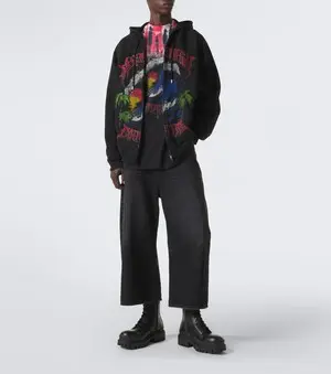Balenciaga Leather Combat Boots