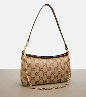 Gucci Gg Canvas Small Shoulder Bag - Beige