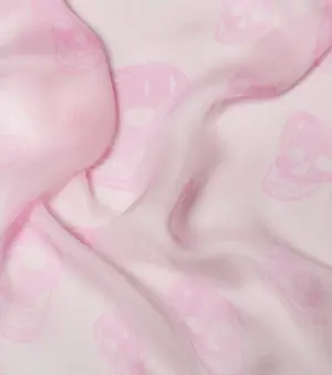 Alexander McQueen Printed Silk Scarf