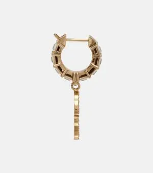 Alexander McQueen Skull Crystal-embellished Drop Earrings - Gold
