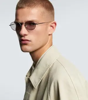 Auralee X Eyevan 003 Oval Sunglasses - Silver