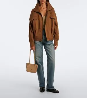 Saint Laurent Niki Mini Leather Shoulder Bag - Beige