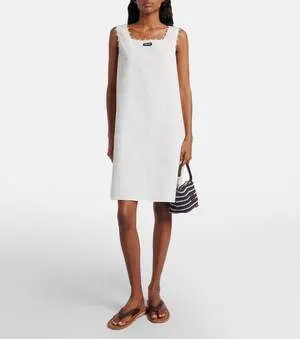 Miu Miu Crochet Striped Shoulder Bag
