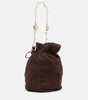 Oseree Lumière Embellished Bucket Bag