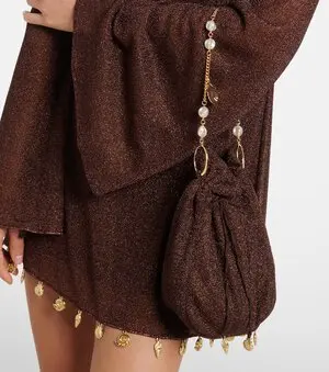 Oseree Lumière Embellished Bucket Bag