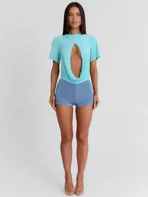 OUTCAST Bridgett Playsuit - Blue