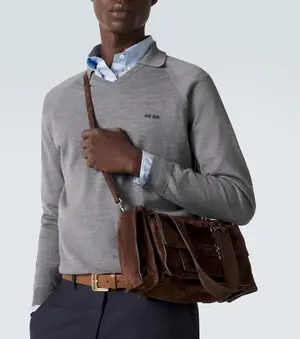 Miu Miu Virgin Wool Polo Sweater