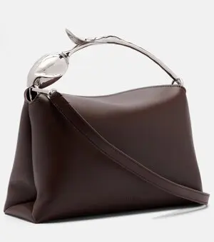 Erdem Bloom Midi Leather Top-handle Bag
