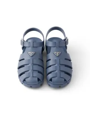 Prada Rubber Fisherman Sandals
