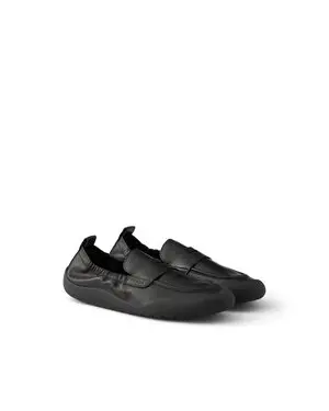 Prada Speedrock Leather Loafers - Black