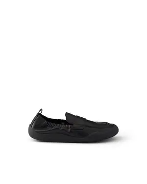 Prada Speedrock Leather Loafers - Black