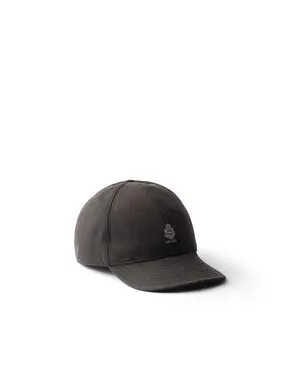 Prada Gabardine Baseball Cap - Black