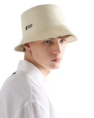 Prada Panama Fabric Bucket Hat