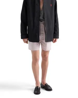 Prada Antiqued Leather Loafers - Black