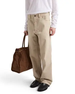 Prada Five-pocket Old Denim Jeans - Neutral