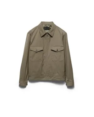 Prada Technical Fabric Zip-up Jacket