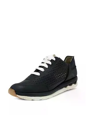 FERRAGAMO Perforated Leather Low-top Sneakers