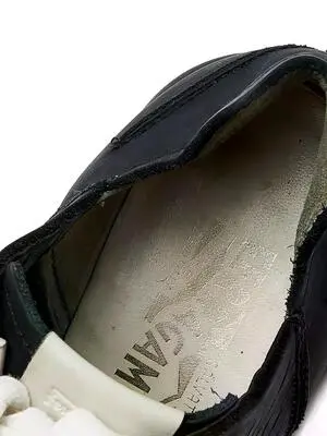 FERRAGAMO Perforated Leather Low-top Sneakers