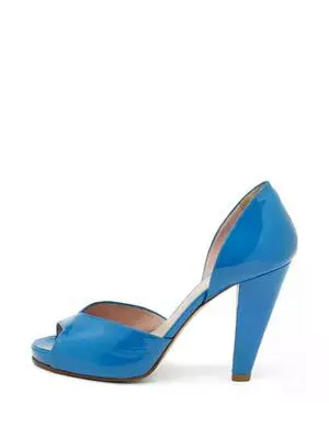 Chloé Peep-toe D'orsay Heeled Pumps - Blue
