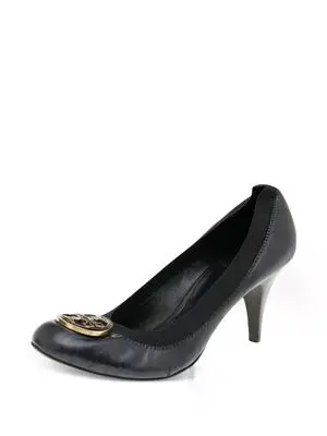 Tory Burch Caroline Logo-plaque Pumps - Black