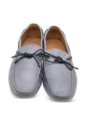 TOD'S Braided Bow Loafers