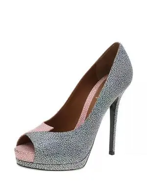 Fendi Peep-toe Heeled Pumps - Pink