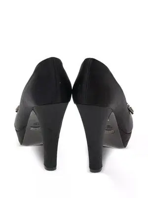 Giorgio Armani Peep-toe Heeled Pumps