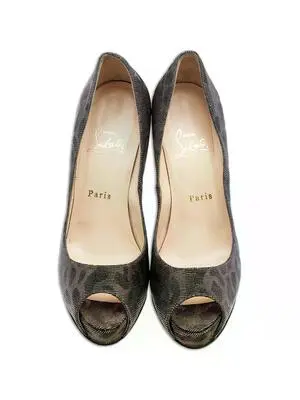 CHRISTIAN LOUBOUTIN Very Prive Leopard Print Pumps