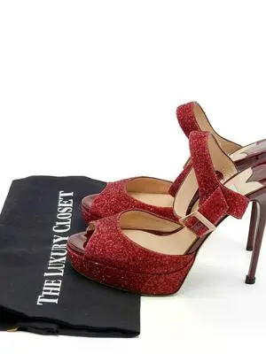 JIMMY CHOO 125mm Linda Heeled Sandals