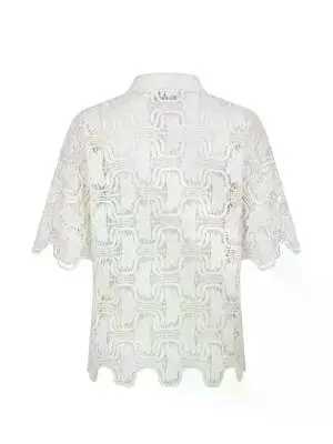 MEIMEIJ Guipure Lace Shirt