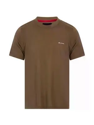 Kiton Logo-embroidered T-shirt - Brown