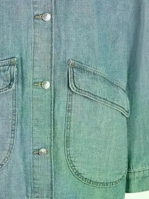 Free People We The Free Contrast-collar Denim Jacket